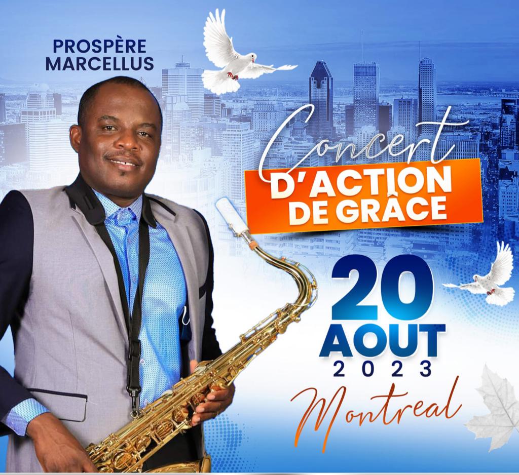 Prospère Marcellus emmène son saxophone au Canada